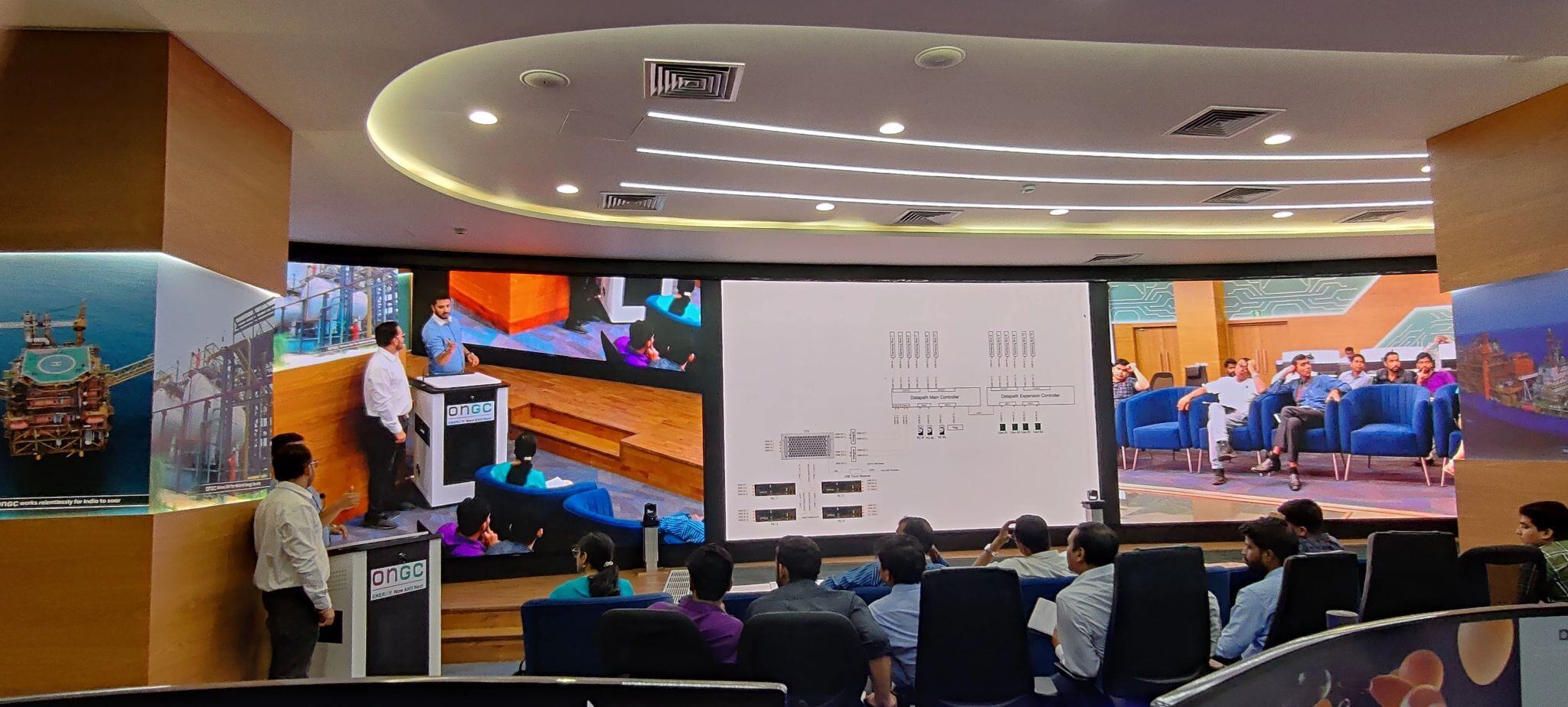 T1V Case Study | ONGC Corporate Visualization Center