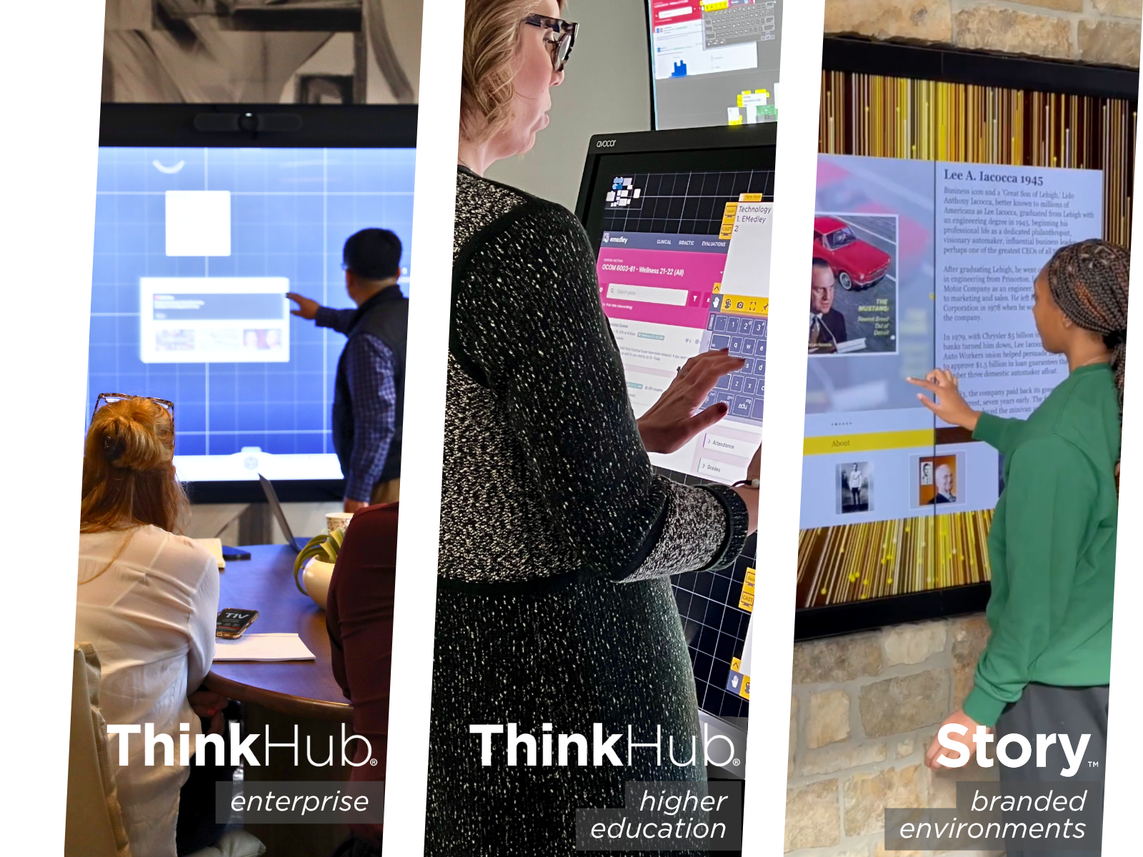 Visual Collaboration Software & Interactive Displays | T1V