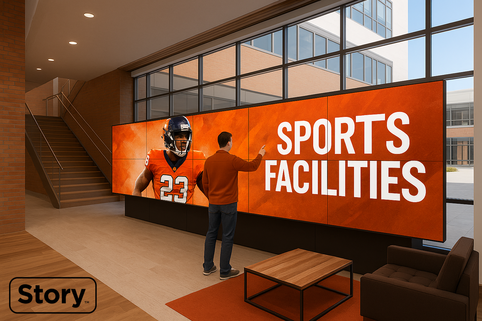 From Static to Interactive: Transforming Sports Facility Displays